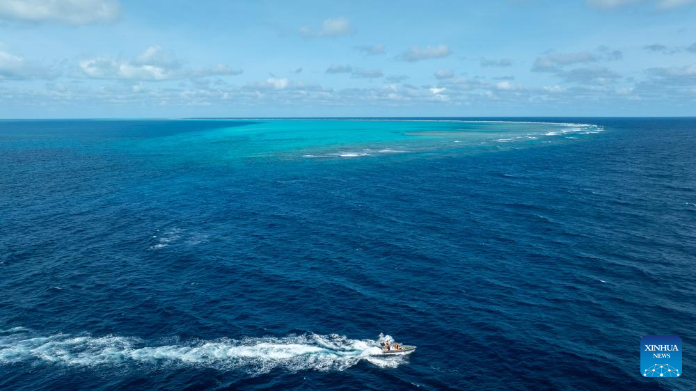 China Coast Guard vessel patrols Huangyan Dao